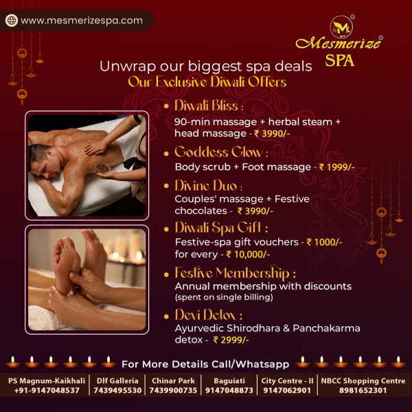 Exclusive Deals: Checkout Special Offers of Mesmerize Spa